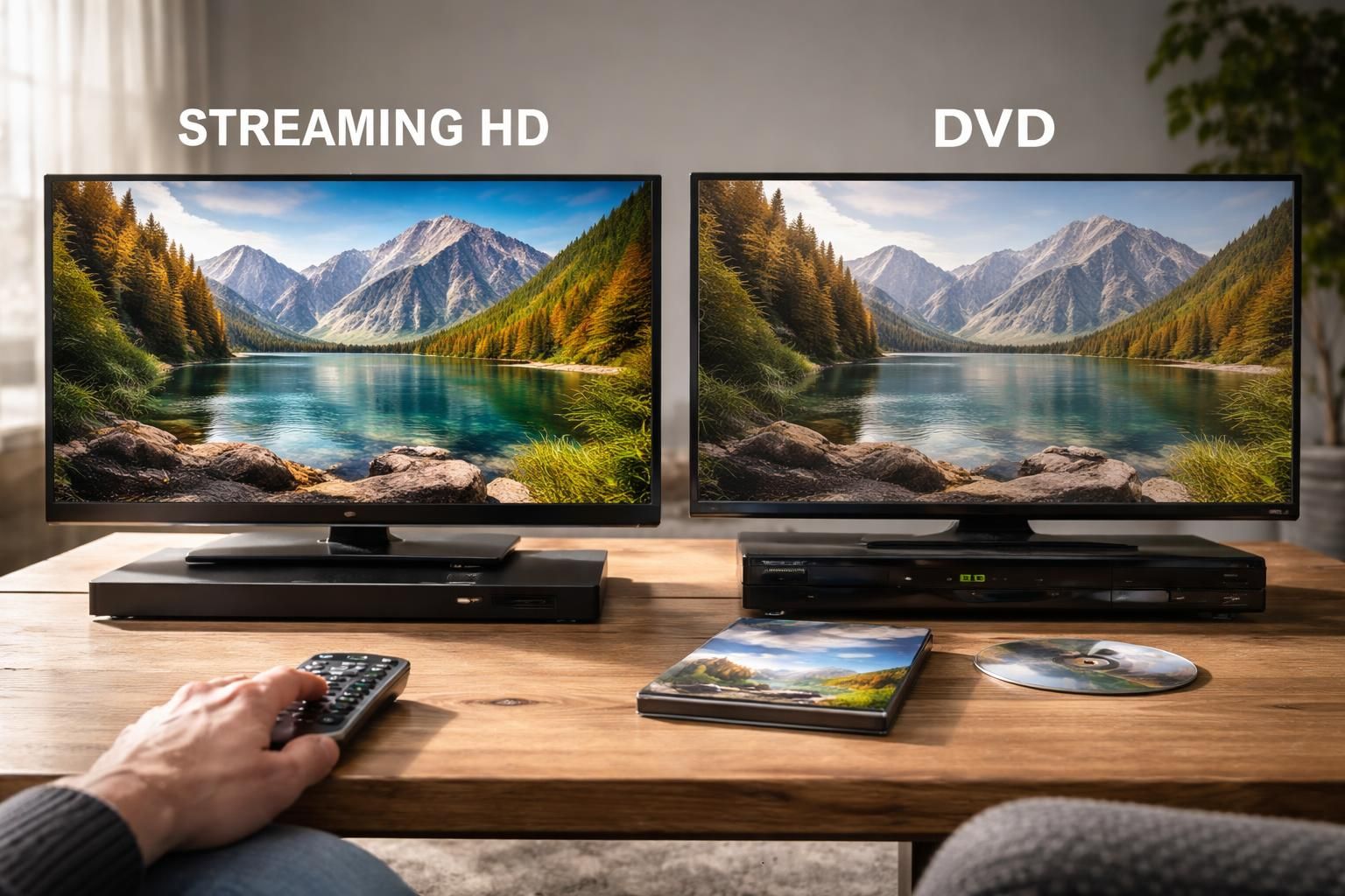Les différences entre les formats en streaming hd et les DVD